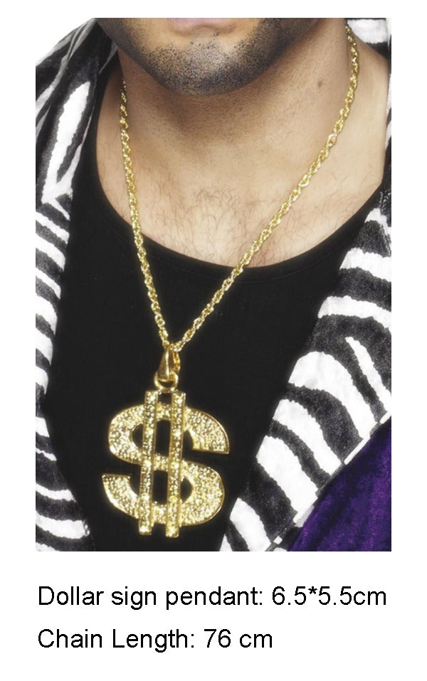 Dollar Sign Gold Medallion – Kids Book Week Costumes